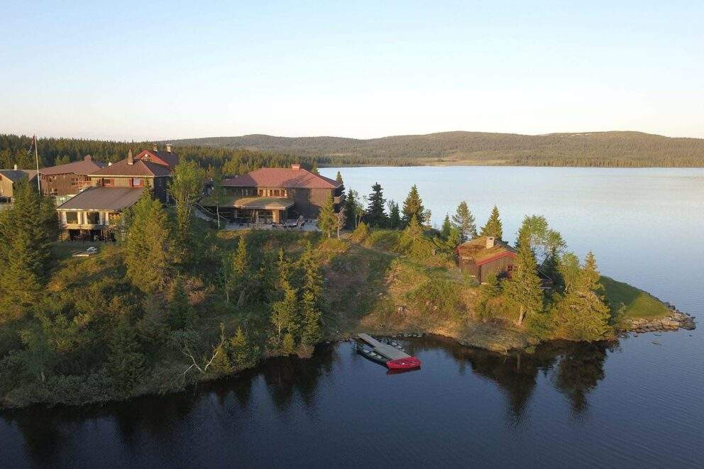 Familiedrevet hotell på Sjusjøen